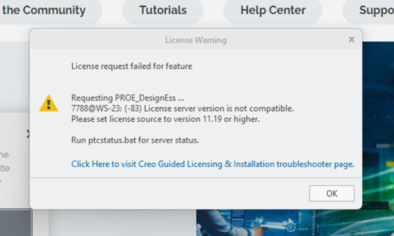 Solved: FlexNet Version Error - PTC Community